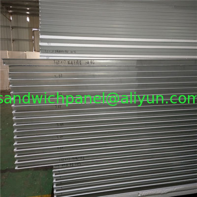 0.326mm corrugated steel sheet eps sandwich panel 5500x1150 for wall