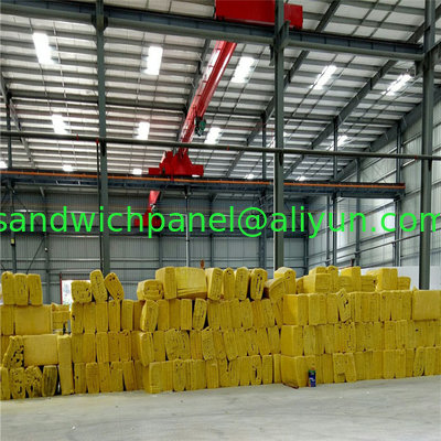 160Pcs ivory white insulated glass wool sandwich roof panel5950 X 960 X 50mm for a 40HQ