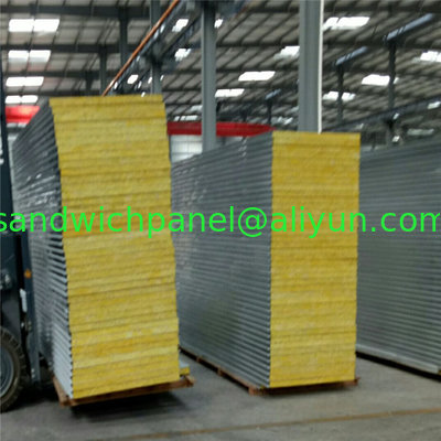 insulated sandwich panel fireproof 50mm glass wool roof tile for worker camp