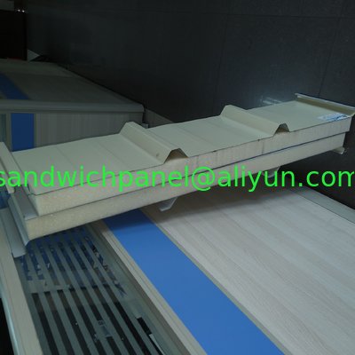 good thermal insulation PU roof sandwich panel for clean room and cold storage