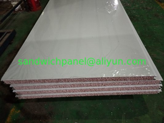 eps sandwich panel used modified polystyrene foam cover 0.426mm steel sheet with film both side