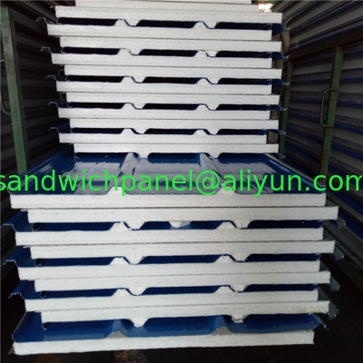 50-100mm expanded polystyrene eps sandwich roof panel for constrcution building
