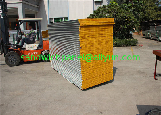 0.376mm color steel MGO sandwich panel use as the wall panel for food processing