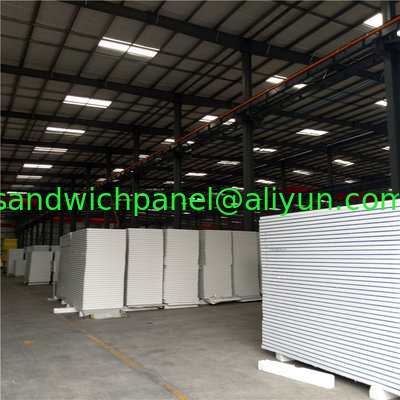 50mm smooth surface 0.376mm eps sandwich wall panel for prefab house
