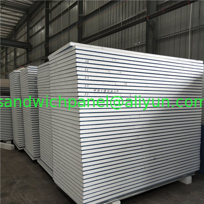 waterproof wall 50mm eps sandwich pane with 0.376mm and film both side for prefab house