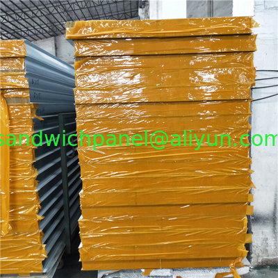 50mm interior wall decoration material rock wool sandwich panel for warehouse
