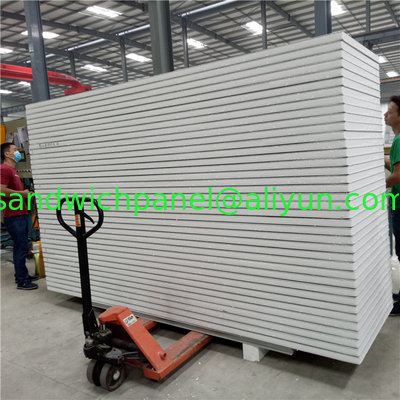 10kg EPS sandwich container house wall panel 1150-50-0.376mm greywhite steel sheet