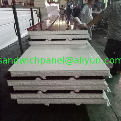 14kg 75mm eps sandwich roof panel with waterproof for prefabricated buildings