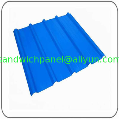 cheap building materials 840mm blue roofing sheet with 0.326mm for garage