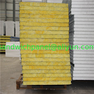 1150-50-0.426mm glass wool wall sandwich panel with fireproof and sound insulation