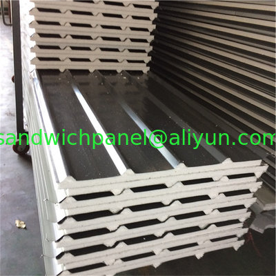new arrival construction materials 840mm eps silver paper sandwich roof panel