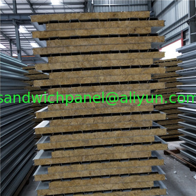 960-50-0.376mm rock wool sandwich roof panels with A grade fire rating