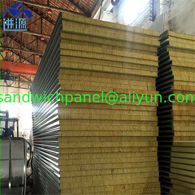 30minutes fire resistant sound insulation rock wool sandwich boards1150-50-0.376mm