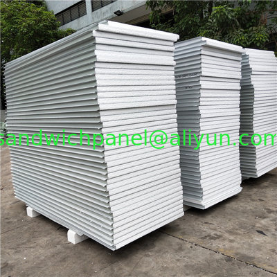 eps prefabricated sandwich panel house wall board 950-50-0.376mm with film both side