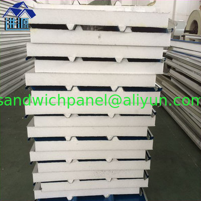 0.426mm iron sheet 50mm geywhite eps sandwich panel board with waterproof