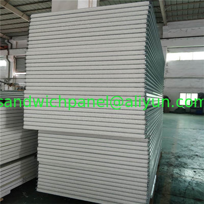 B grade fireproof eps sandwich styrofoam wall panel 1150-50-0.476mm with 14kg