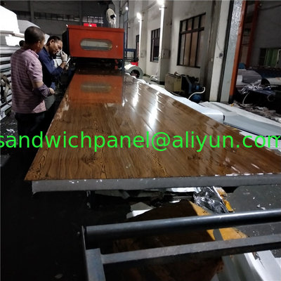 14kg beautiful green eps sandwich roof panel 1050-50-0.426mm wood grain steel down