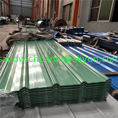 0.426mm lotus green 840mm corrugated roof sheets for workshop prefab houses
