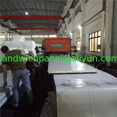 3750mm length eps sandwich panel house waterproof roof tile 1050-50-0.4mm wide red