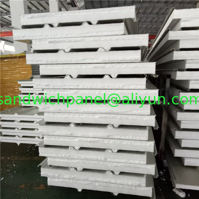 3750mm length eps sandwich panel house waterproof roof tile 1050-50-0.4mm wide red