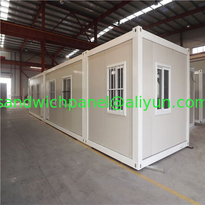 life span 25-35 years 20ft foldable sandwich panel container house for worker camp