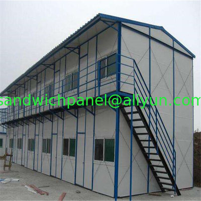 light steel cutomize size prefabricated sandwich panels house workers house