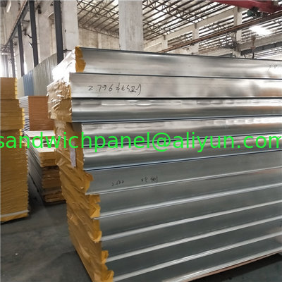 strong energy saving 125mm rock wool sandwich panel with protective film