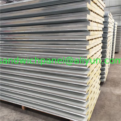 50mm 0.6mm galvanized glass wool container house sandwich wall panel for worker house