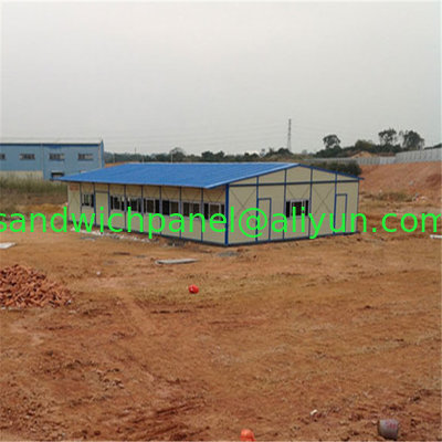 easy assemble heat proof eps sandwich panel  K=1.82m prefabricated house for warehouse