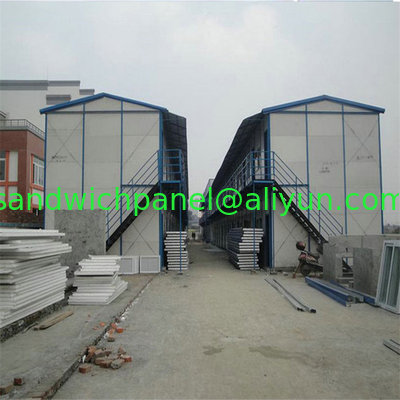 2 floors slope -40C°-80C° K type prefabricated house with light steel structure