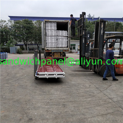 fast assembly construction 50mm eps sandwich panel with 14kg for warehouse