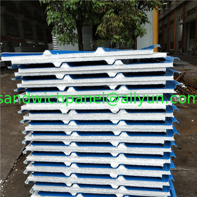 50mm eps sandwich roof panel with 0.426mm steel up and 0.5mm PVC down
