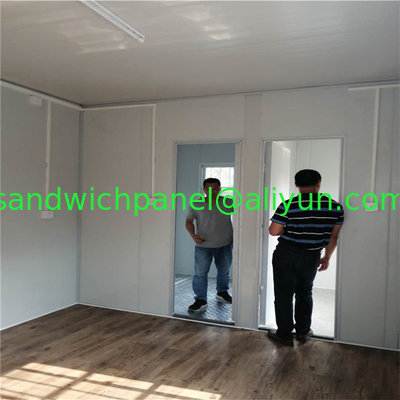 fast assembly 20ft container house with bathroom and kitchen for worker camp