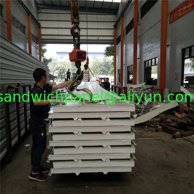 1150-50-426 eps sandwich panel with protective film and density 8kg for prefab villa