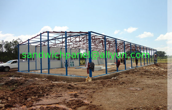 K type container house prefabricated eps sandwich panel building for warehouse