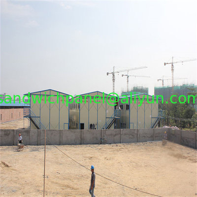 trasitional prefabricated tiny house use for 15 years for students dormitory