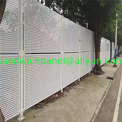 energy saving iron fence with 1.0mm thickness 2 panels 1160*2380mm for real eastate project