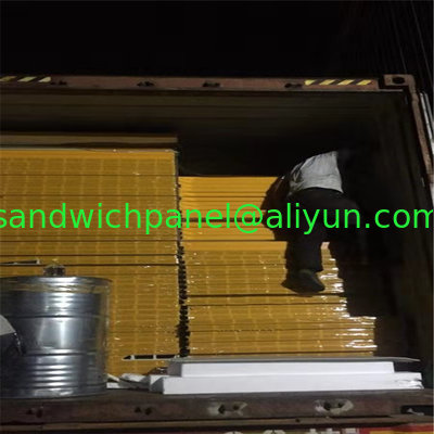 greywhite 50mm hollow mgo sandwich panel with 0.426mm thickness stel sheet for clean room