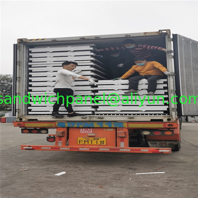 wine red 1050mm type polystyrene foam sandwich roof panels for warehouse