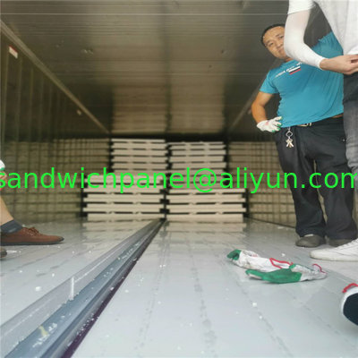 1050 type 50mm eps sandwich construction panels with 14kg per cubic meter for roof