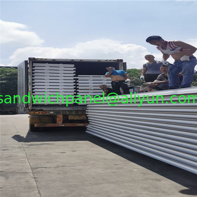 1050 type 50mm eps sandwich construction panels with 14kg per cubic meter for roof