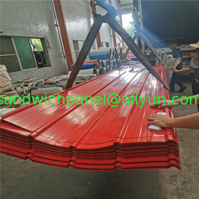 lifespan 20 years wine red 0.476mm thickness of corrugated roof steel sheet for poultry farm