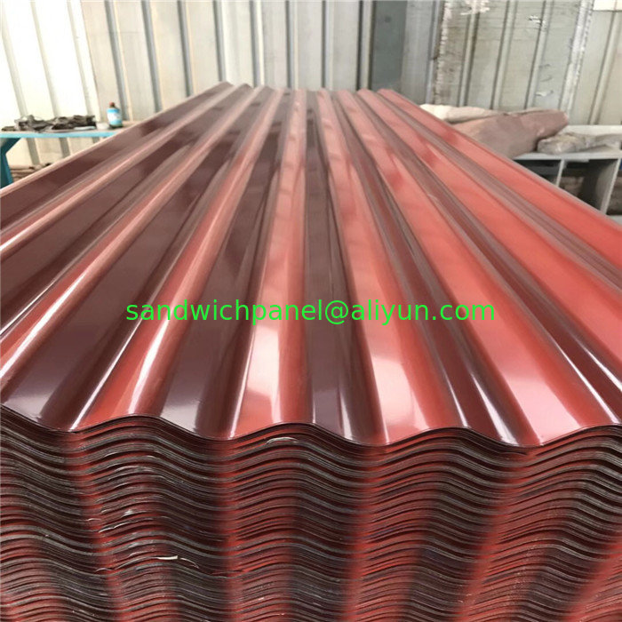 0.15-1.2mm prepainted metal single sheet roof panel  with different colors