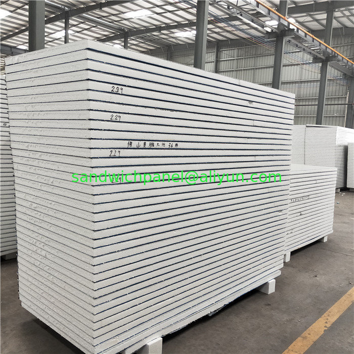 50mm greywhite eps sandwich panel door use as polystyrene foam for clean room