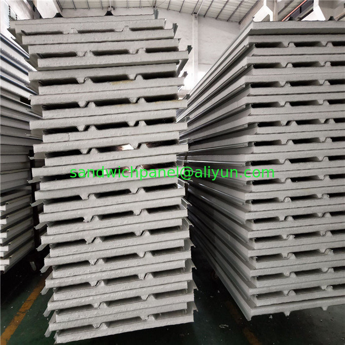 waterproof silver paper eps sandwich roof panel 840-30-0.426mm for warehouse