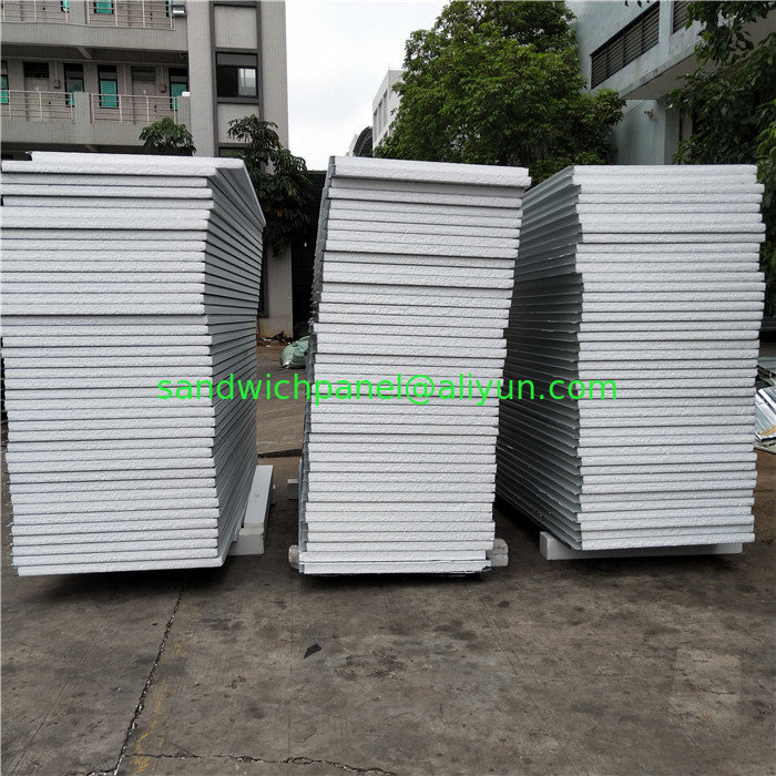 950mm waterproof eps sandwich  styrofoam board with 0.376mm for container house
