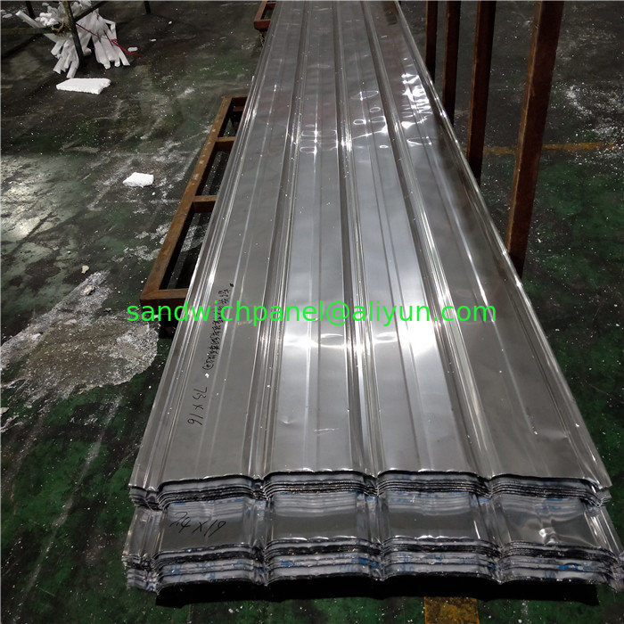 0.426mm silvergrey 840mm color steel roof sheets for poultry house