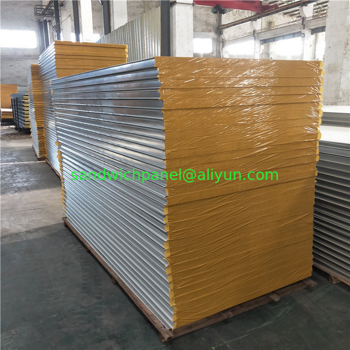 50mm greywhite outdoor decor rock wool sandwich walls panels for worker camp