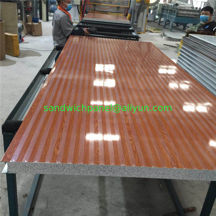 60kg fireproof 50mm modified eps sandwich panel 1150-50-0.426mm for wall