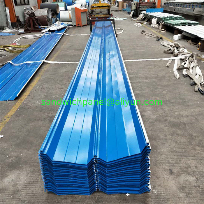 easy assemble 760mm roof sheets with 0.426mm thickness used for fast buildings